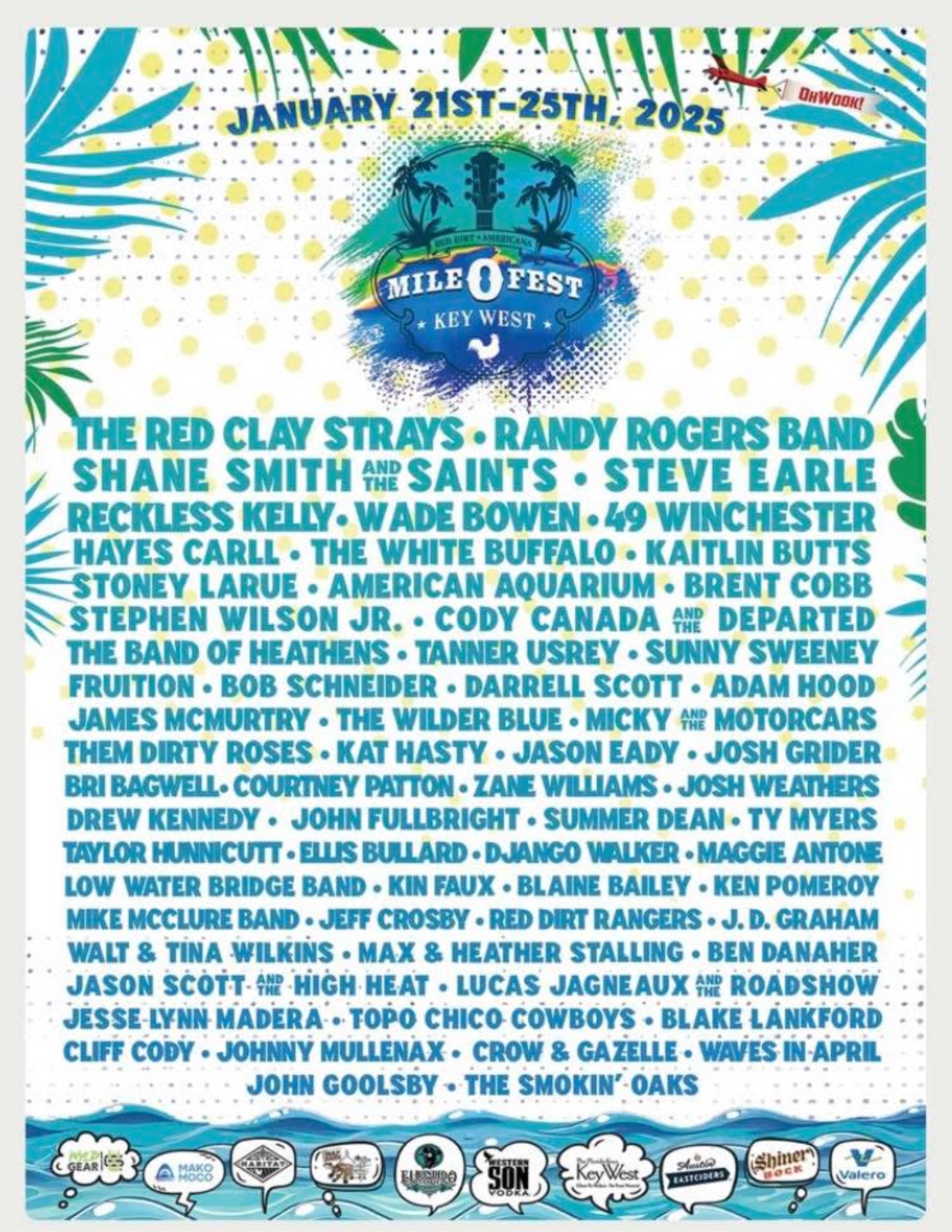 2025 Festival Poster – Mile 0 Fest